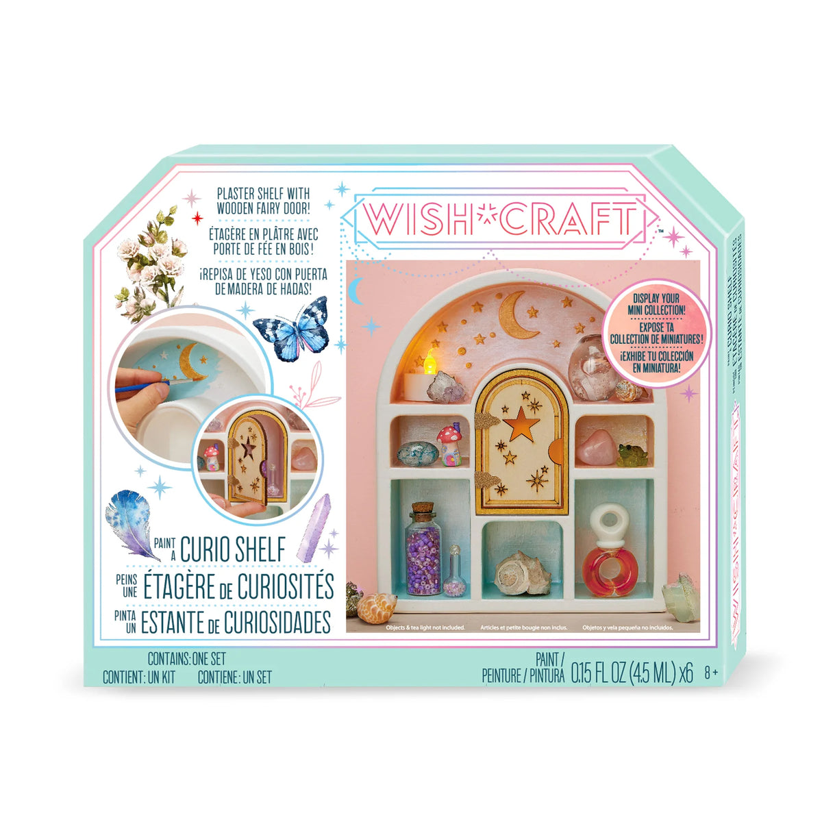 Bright Stripes: WishCraft Paint a Curio Shelf – Rhen's Nest Toy Shop