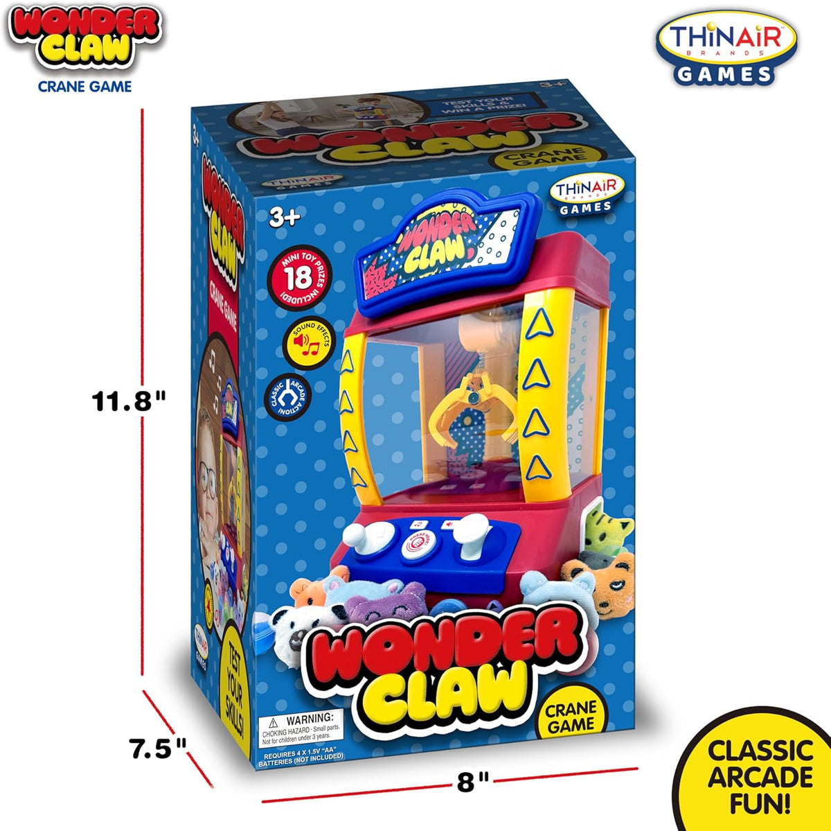 Thin Air Brands: Wonder Claw Crane Game – Rhen's Nest Toy Shop