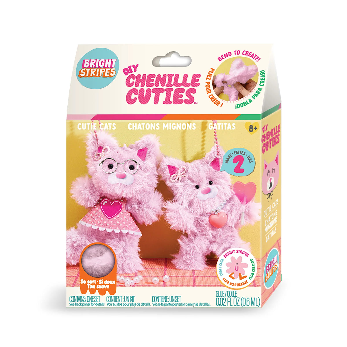 Bright Stripe: DIY Chenille Cuties- Cutie Cats – Rhen's Nest Toy Shop