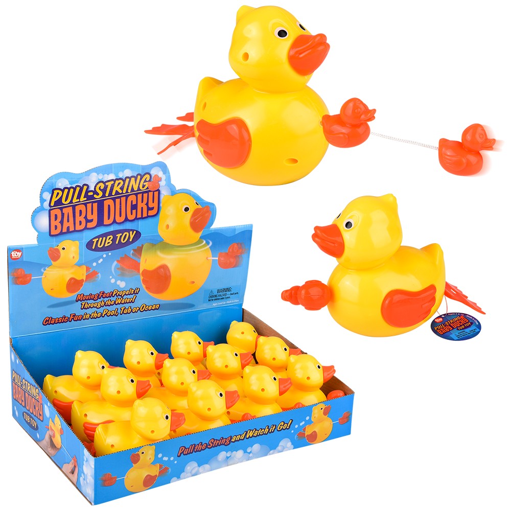 TTN: Pull-String Ducky Bath Toy – Rhen's Nest Toy Shop